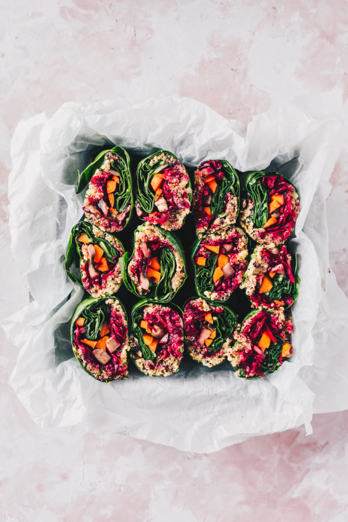 RAW COLLARD GREEN WRAPS WITH PEANUT SAUCE - NattEats