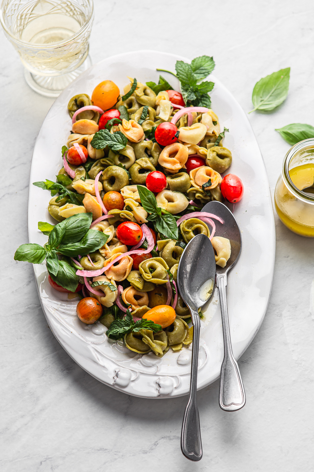Summer Tortellini Pasta Salad - NattEats